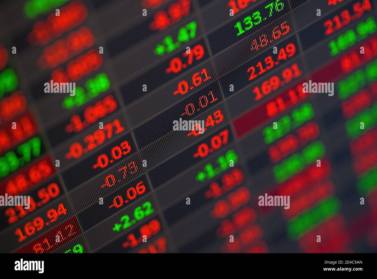 Stock market charts, data , trends Stock Photo - Alamy