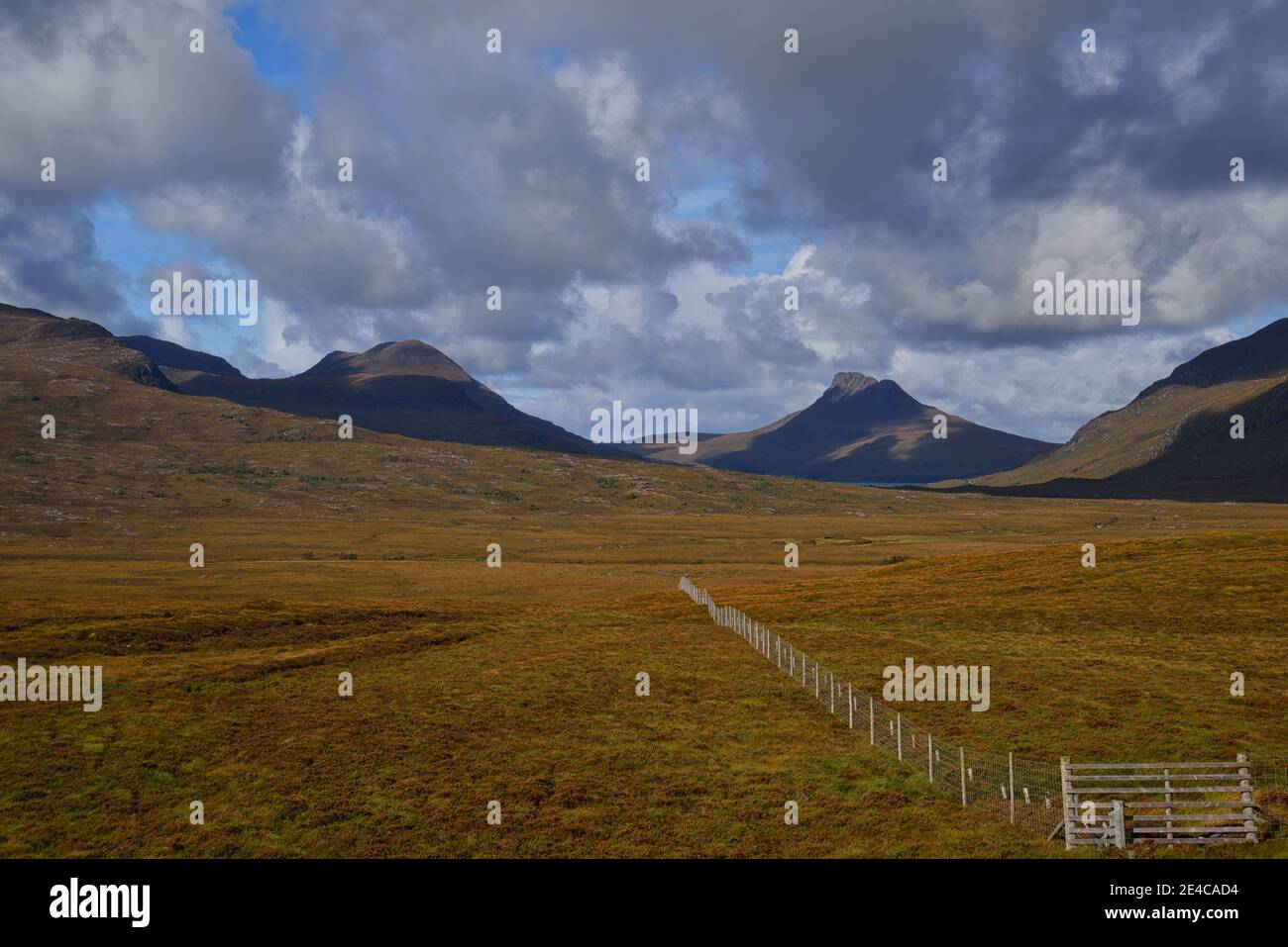 Landscape in the Scottish Highlands, United Kingdom, Great Britain ...