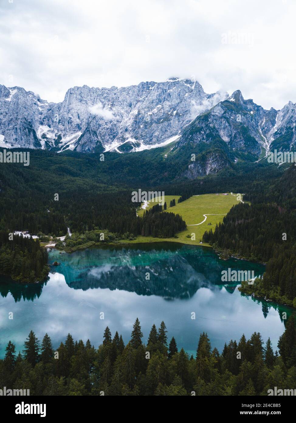 Italy, Laghi Di Fusine Stock Photo - Alamy