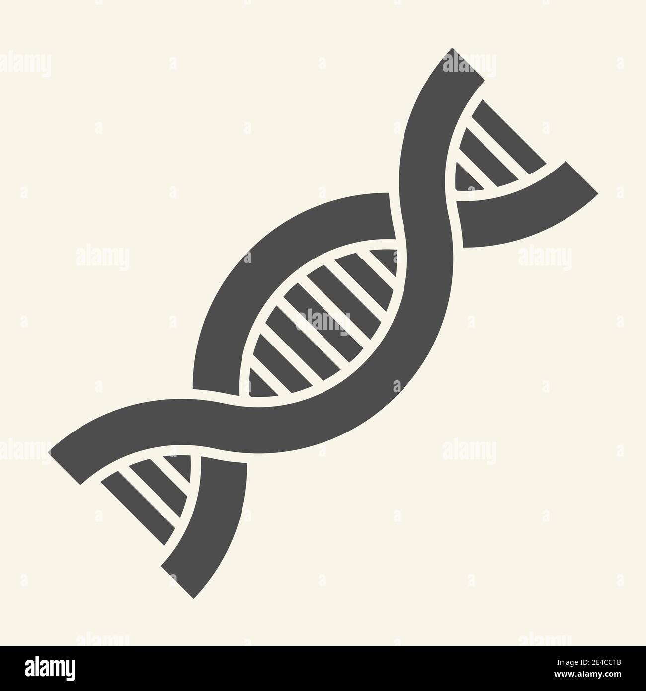 DNA solid icon. DNK molecule glyph style pictogram on white background ...