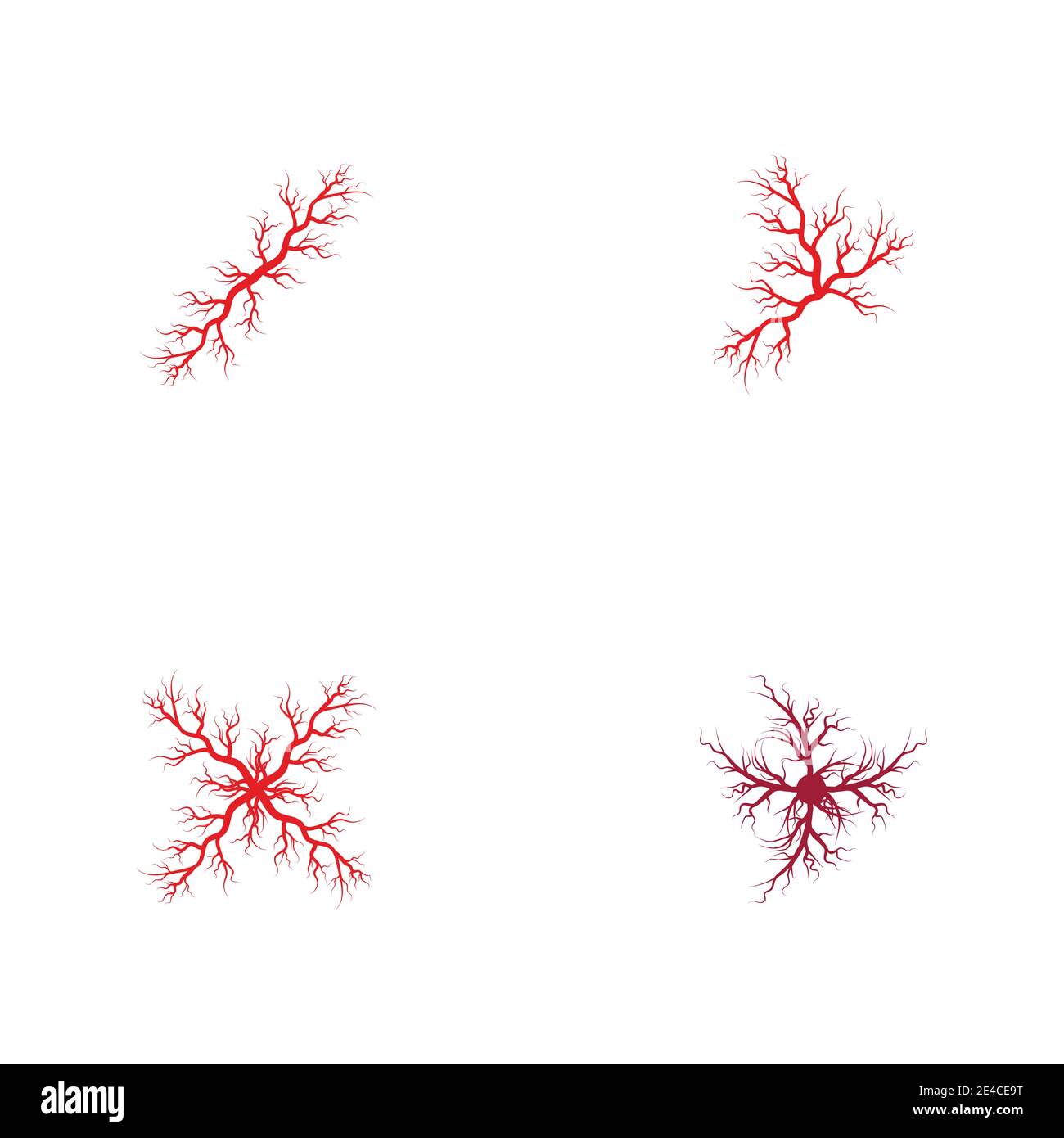 Set Veins Logo Template vector symbol nature Stock Vector Image & Art ...