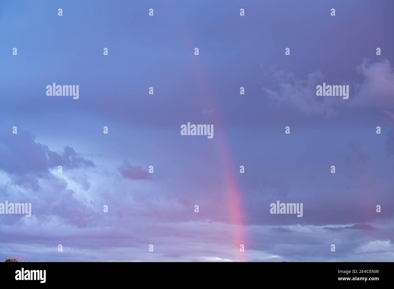 Germany, sky with rainbow Stock Photo - Alamy