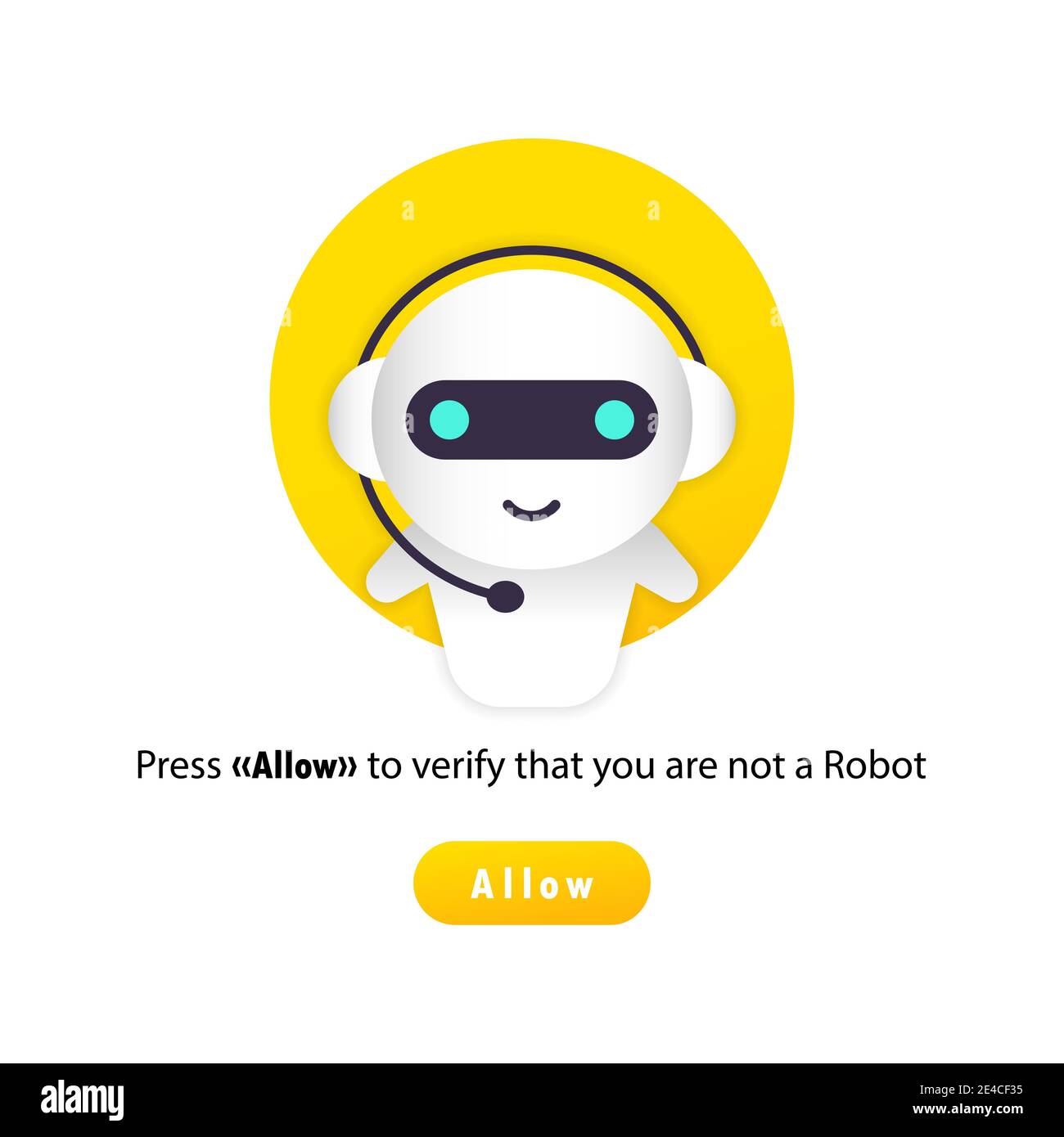 Verification banner. Data access and user experience abstract concept ...