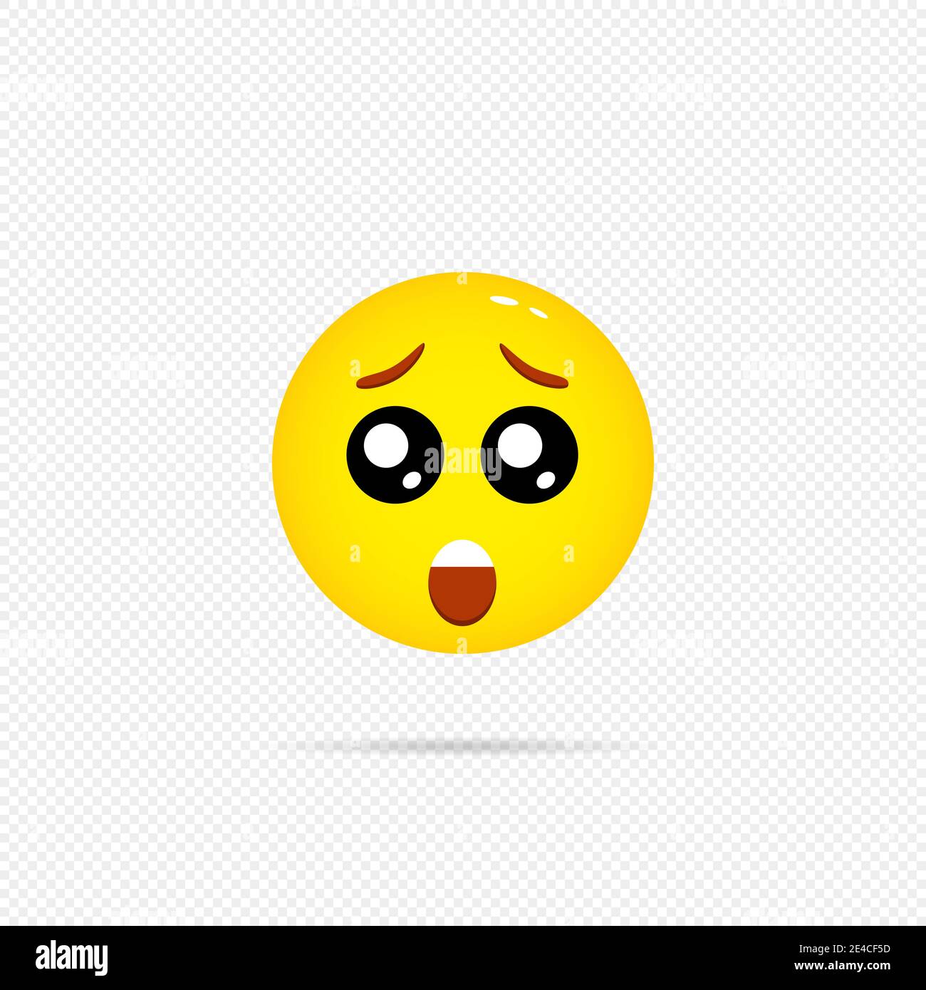 Surprised emoji icon vector vectors hi-res stock photography and images ...