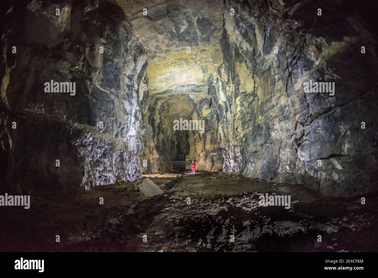 underground gigantism, calcite mine Stock Photo - Alamy