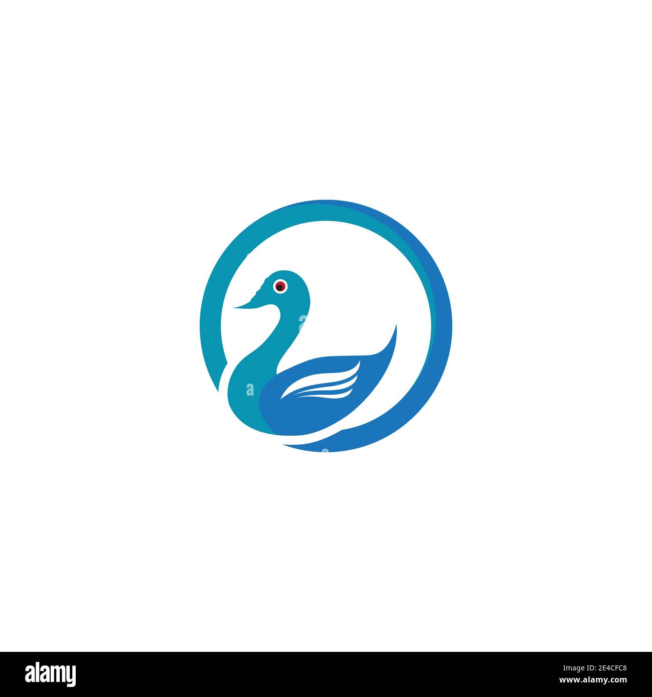 goose icon. flat illustration isolated sign symbol Stock Vector Image ...