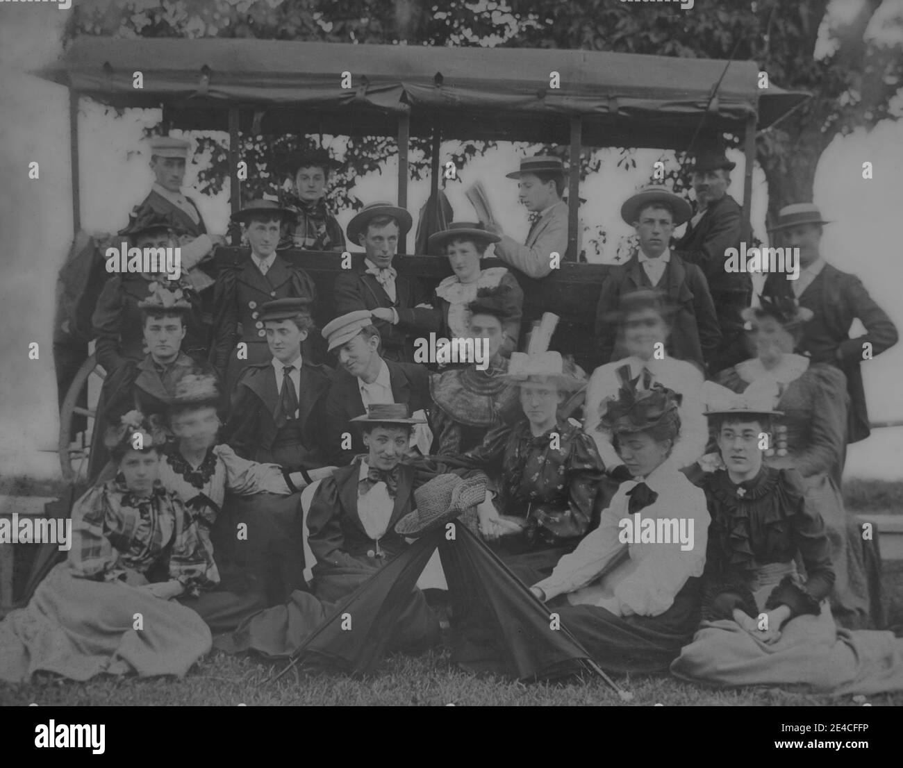 Late 19th century picnic hi-res stock photography and images - Alamy