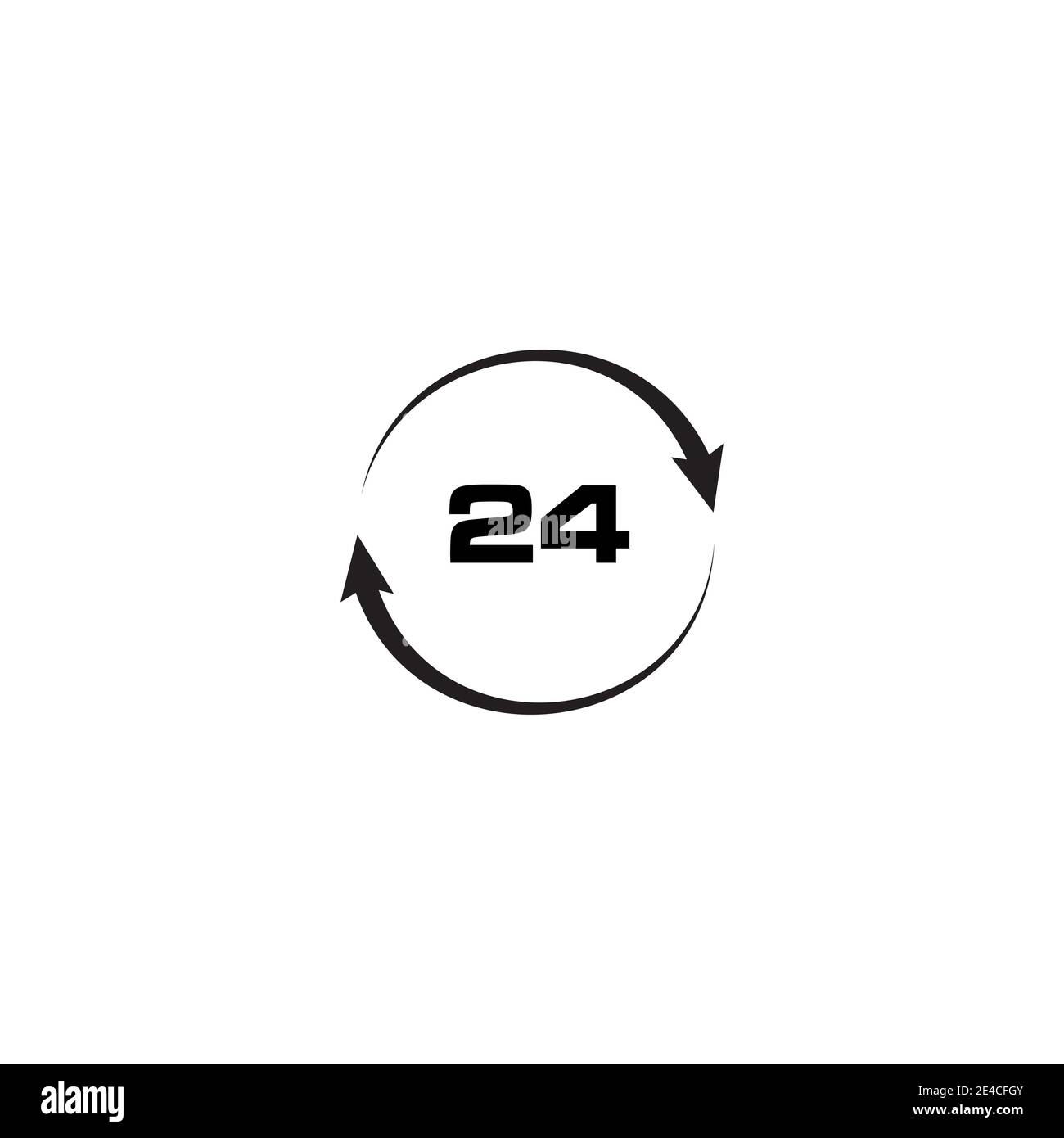 24 hour schedule Stock Vector Images - Alamy