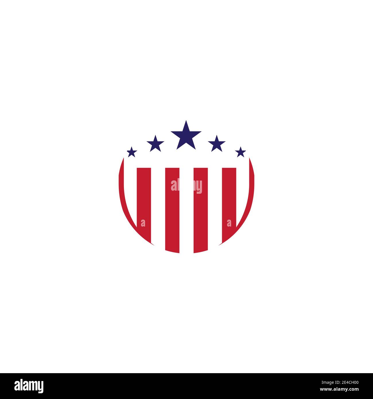 Flag american vector icon illustration design template Stock Vector ...