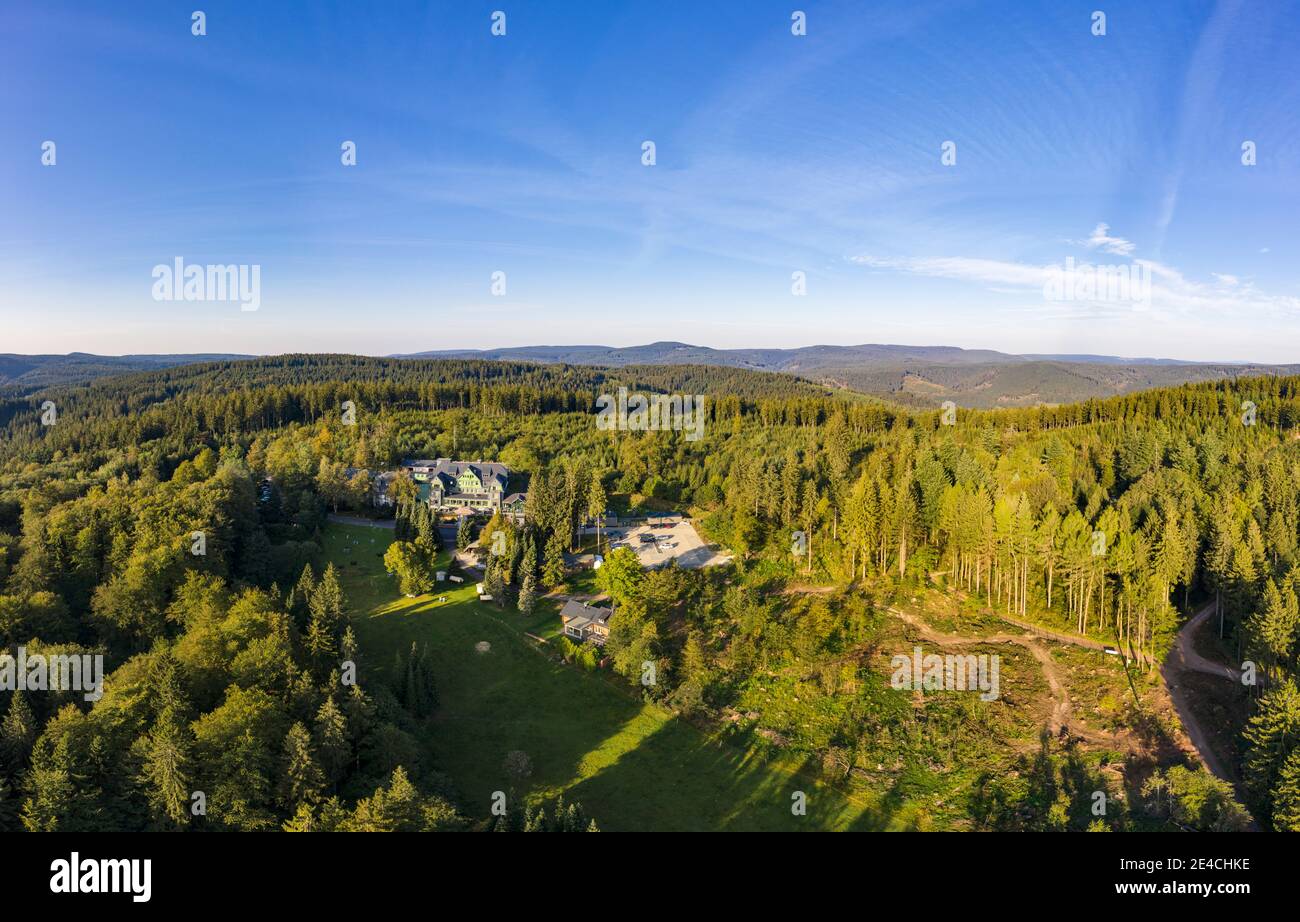Germany, Thuringia, Ilmenau, hotel, Gabelbach, mountains, trees, forest ...