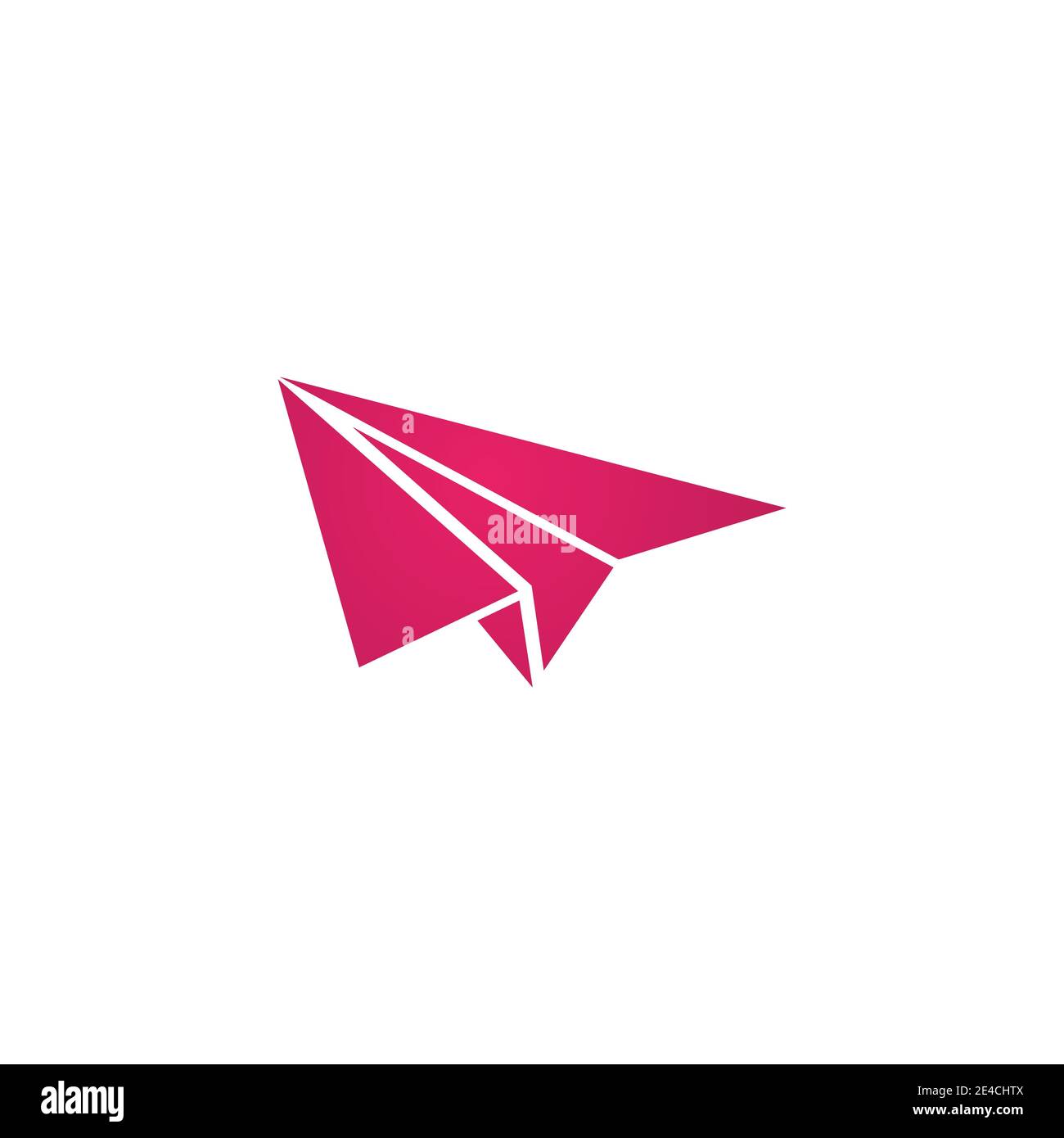 Paper plane logo vector illustration template Stock Vector Image & Art ...