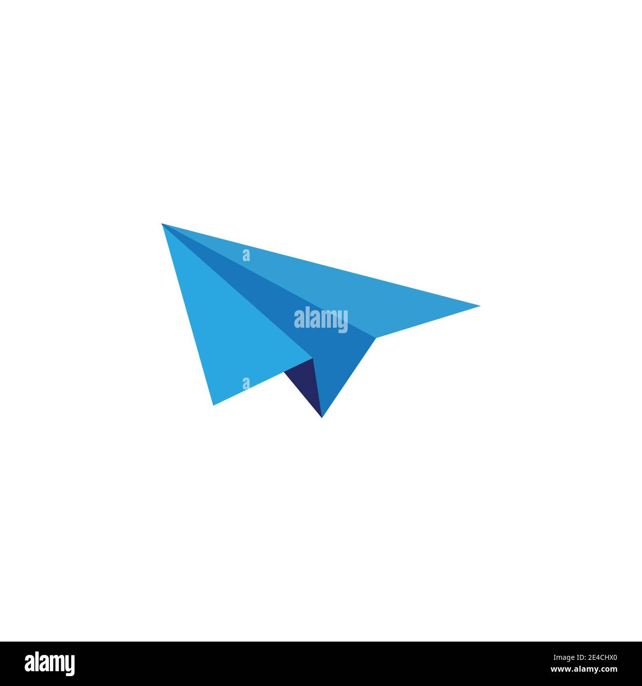 Paper plane logo vector illustration template Stock Vector Image & Art ...