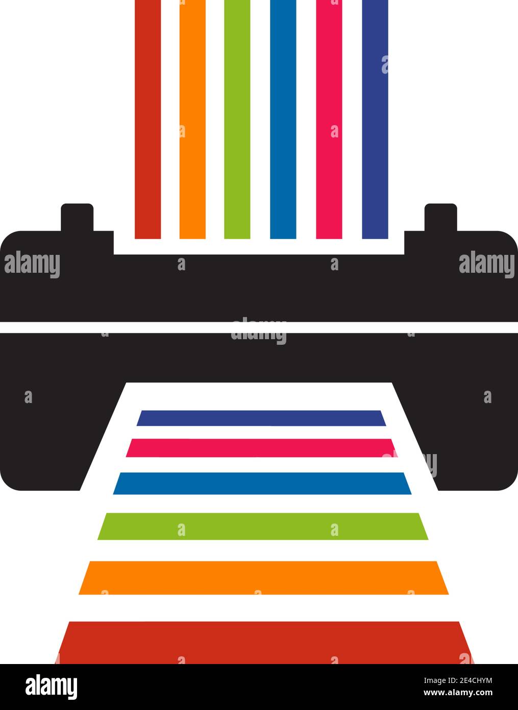 Printer icon logo design vector template Stock Vector Image & Art - Alamy