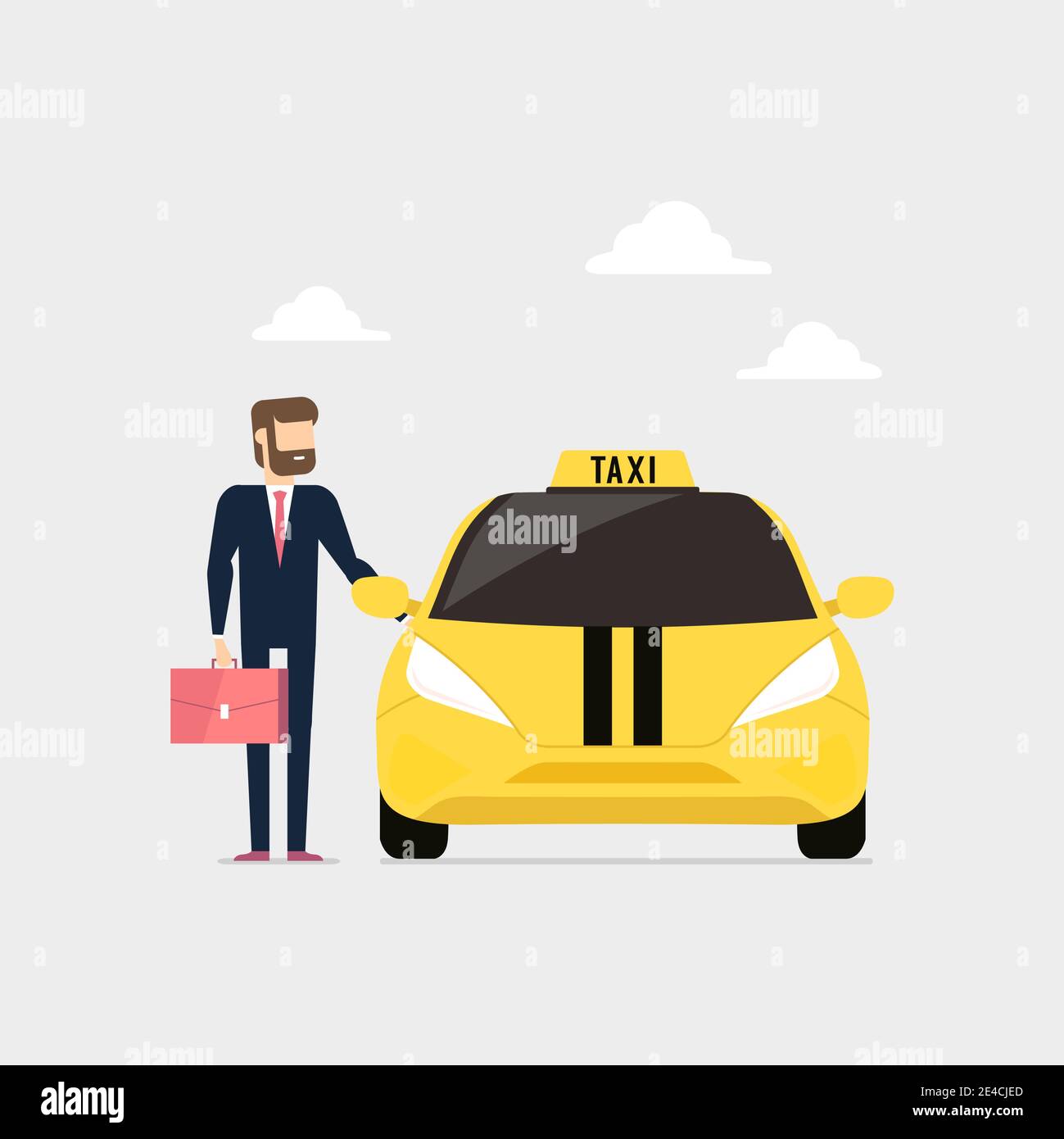 Open car door Stock Vector Images - Alamy
