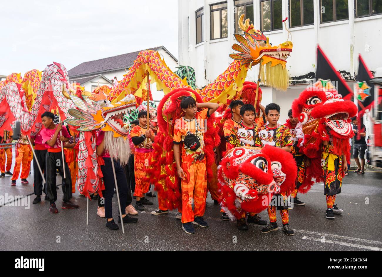 Chinese Dragon Tail Parade