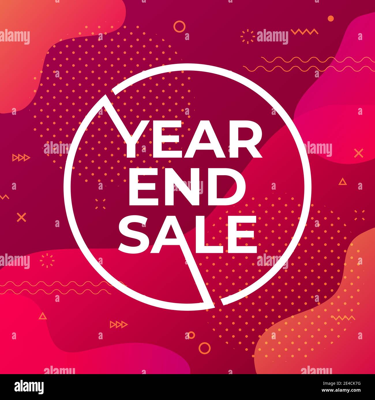 Year end sale banner template Stock Vector Image & Art - Alamy