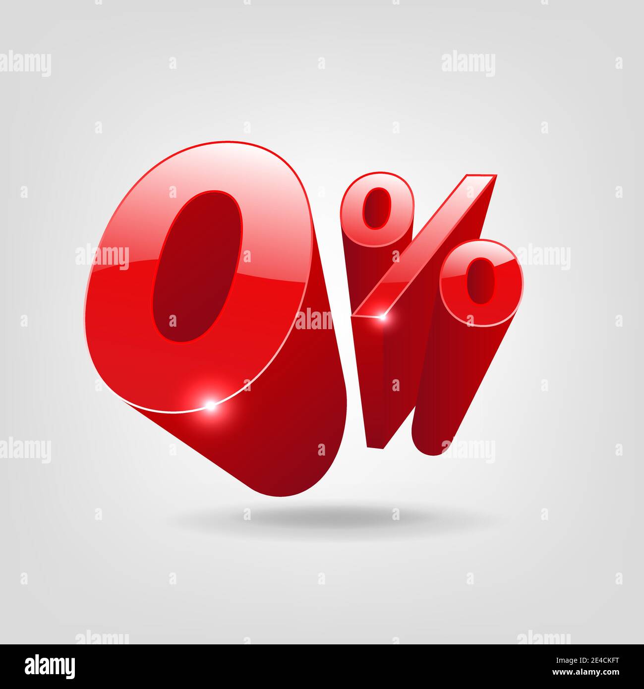 3d illustration text zero Stock Vector Images - Alamy