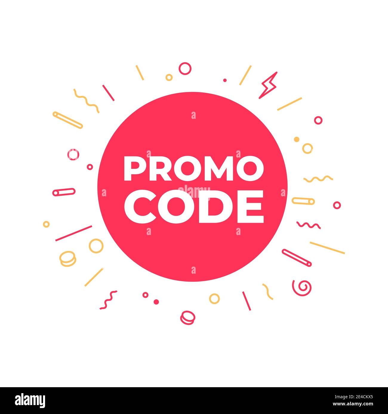 Promo code symbol. Promotion code sign isolated on white background ...
