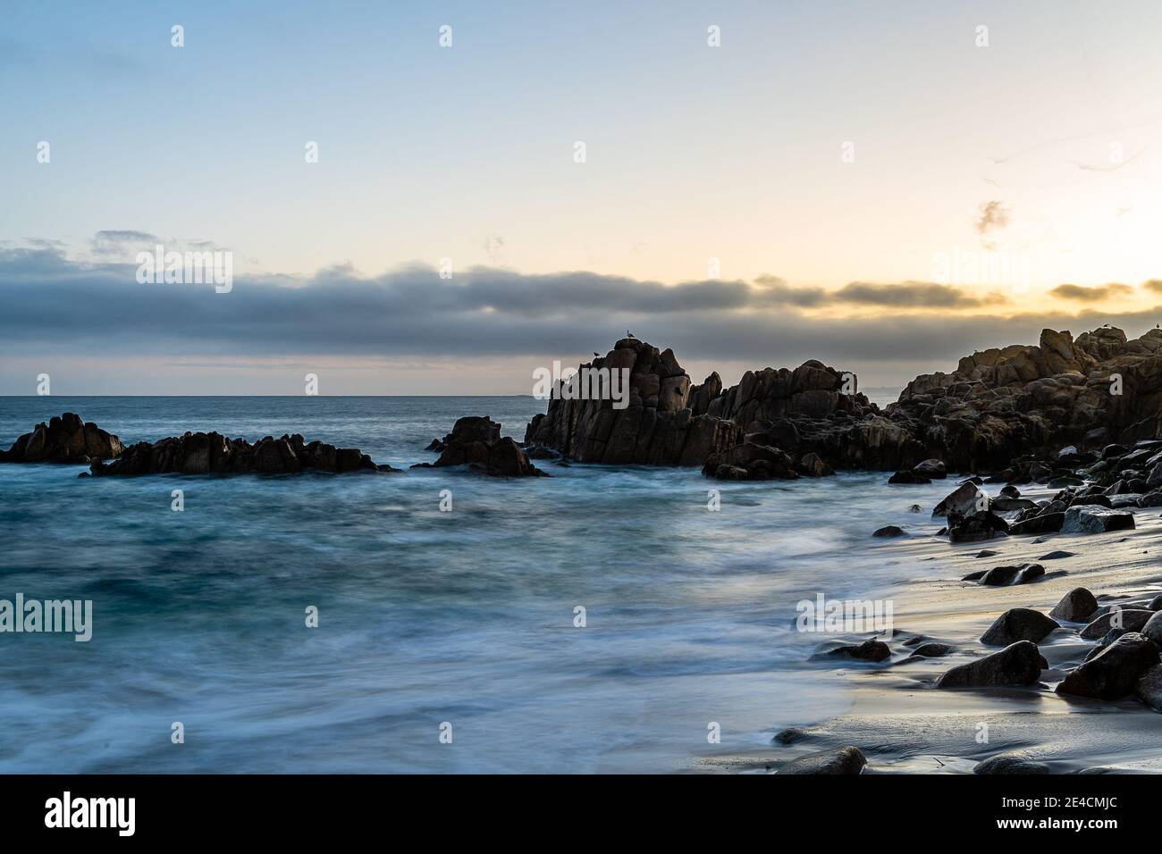 Sunrise from Lover's Point Stock Photo - Alamy