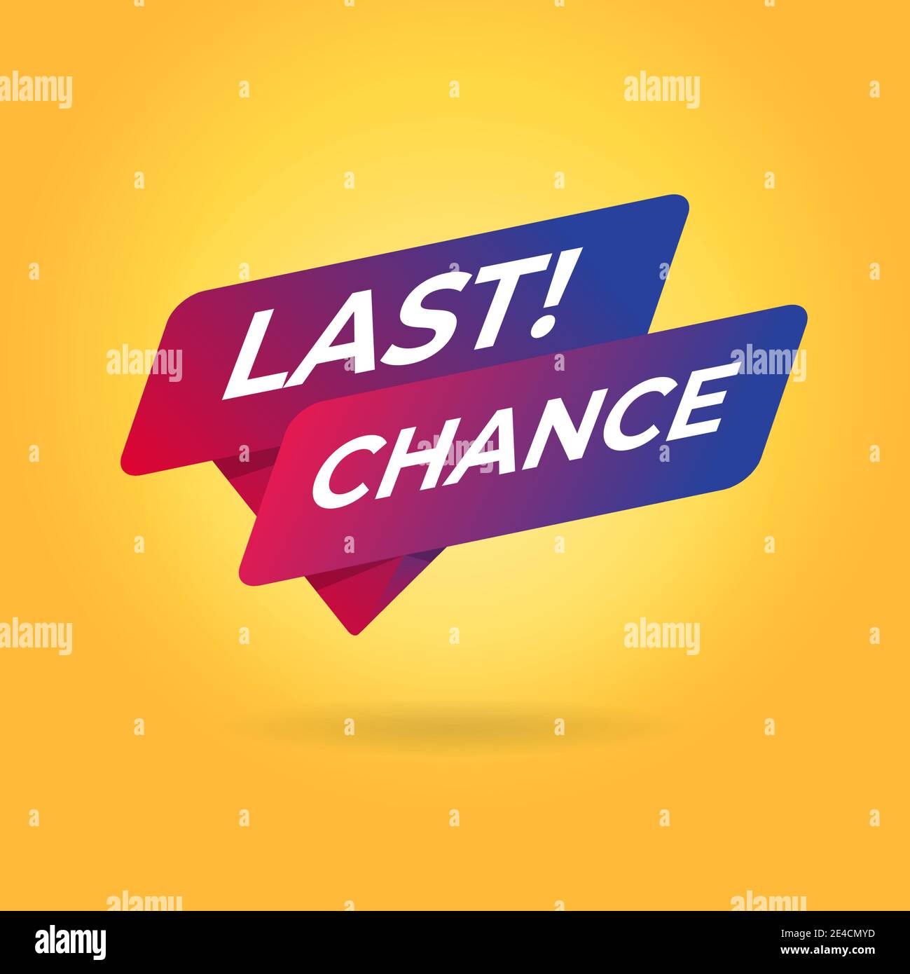 Last minute banner speech Stock Vector Images - Alamy