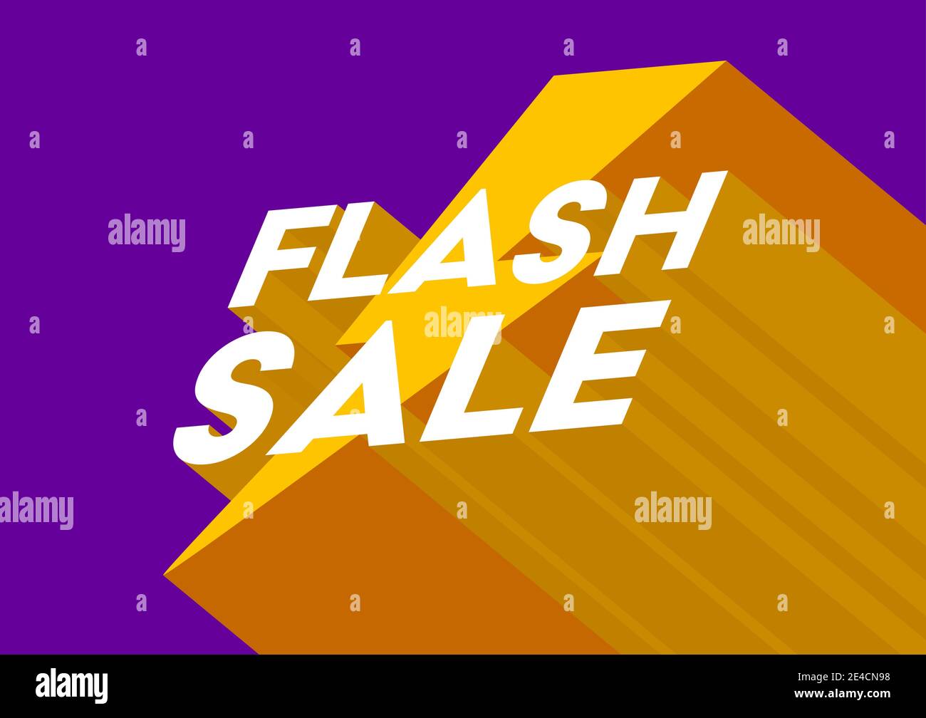 Flash sale poster or flyer design. Flash sale 3d banner template Stock ...