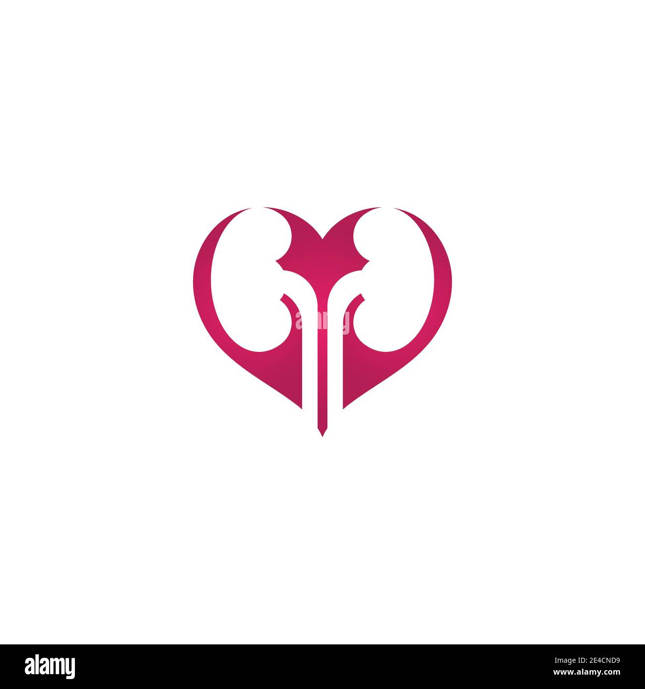 kidney vector illusrtation design logo template Stock Vector Image ...