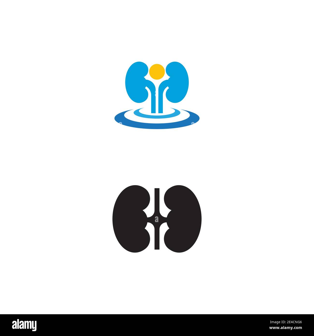 kidney vector illusrtation design logo template Stock Vector Image ...