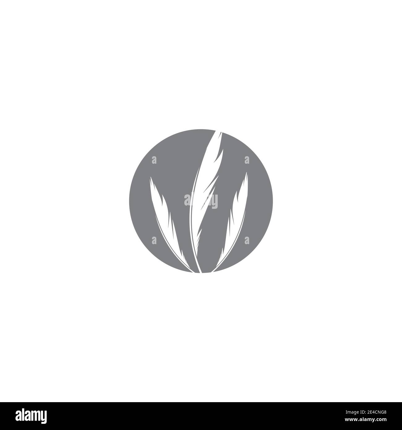 Feathers Logo Template vector symbol nature Stock Vector Image & Art ...