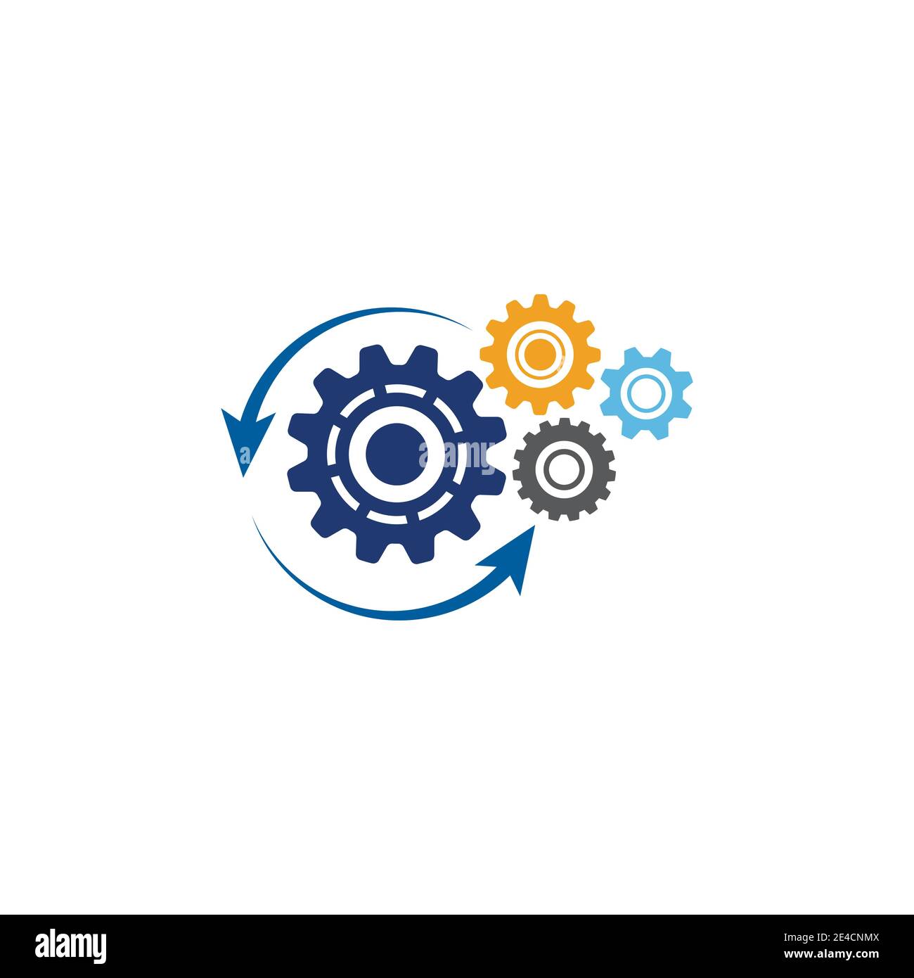 Gear Logo Template vector icon illustration design Stock Vector Image ...
