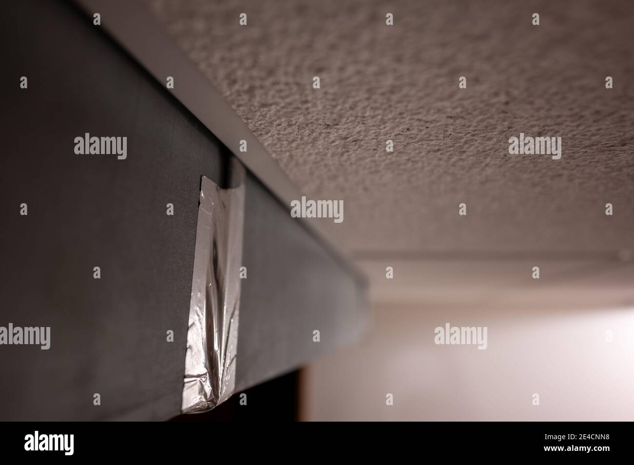 industrial HVAC patch of heating duct with tape Stock Photo - Alamy