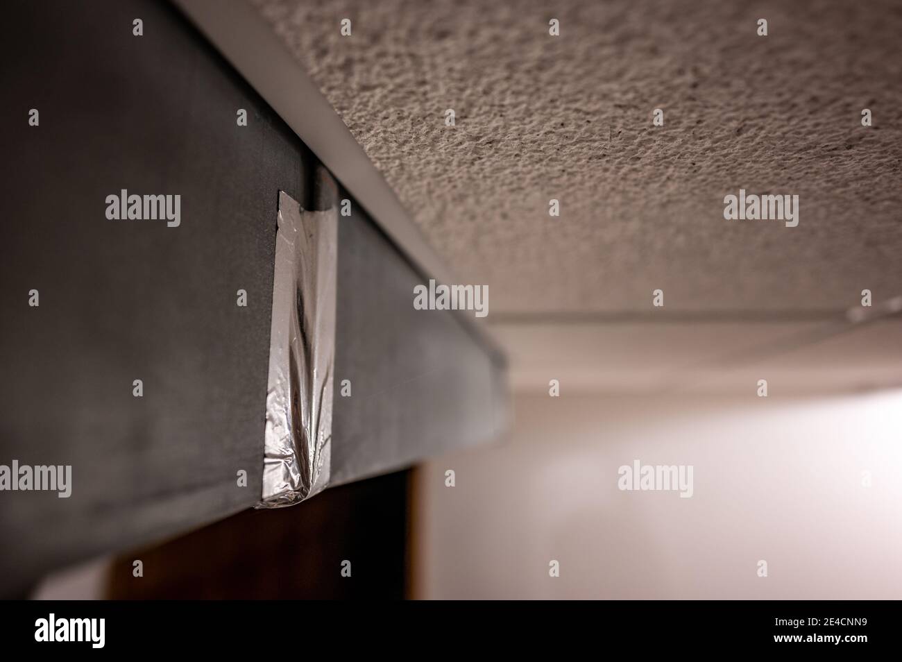 industrial HVAC patch of heating duct with tape Stock Photo - Alamy