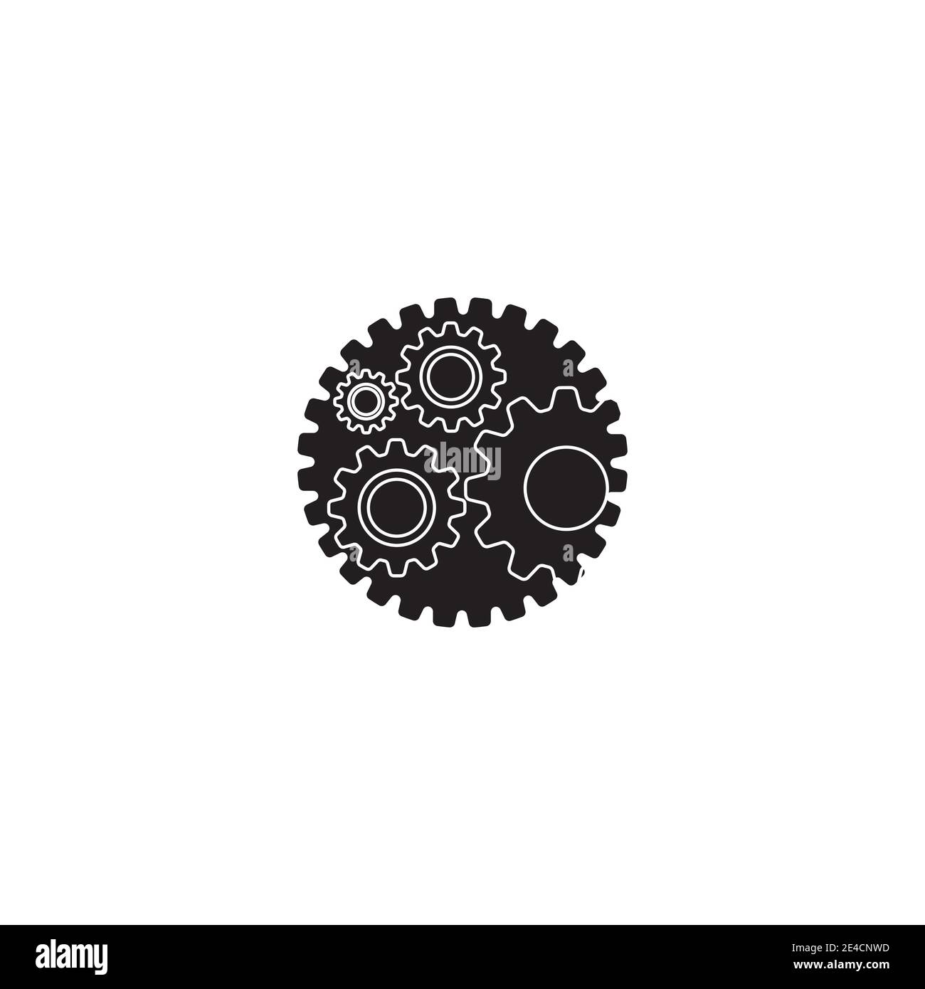 Gear Logo Template vector icon illustration design Stock Vector Image ...