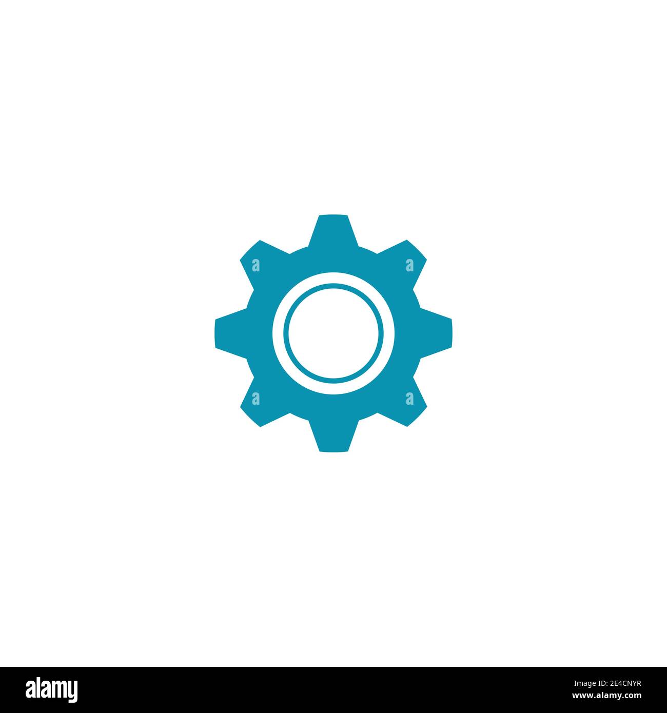 Gear icon logo vector Stock Vector Images - Alamy