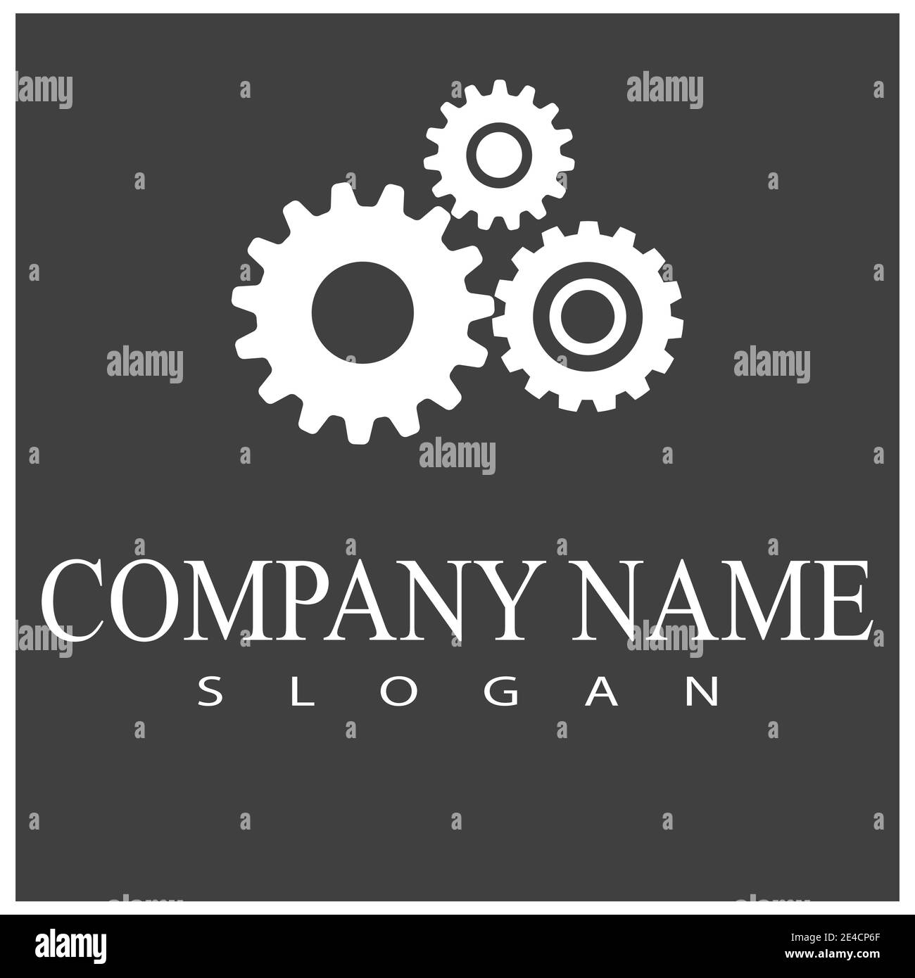 Gear Logo Template vector icon illustration design Stock Vector Image ...