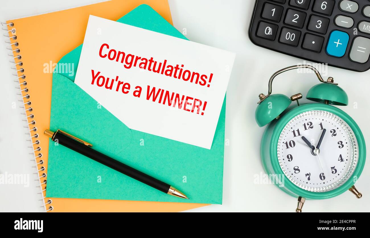 Message Congratulations High Resolution Stock Photography and Images ...