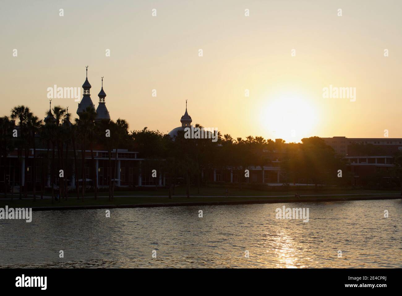 University of Tampa Sunset Stock Photo - Alamy