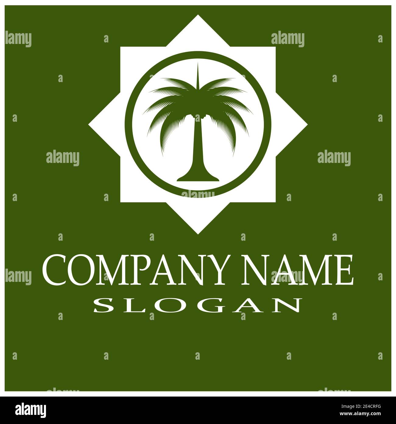 Dates tree Logo Template vector symbol nature Stock Vector Image & Art ...