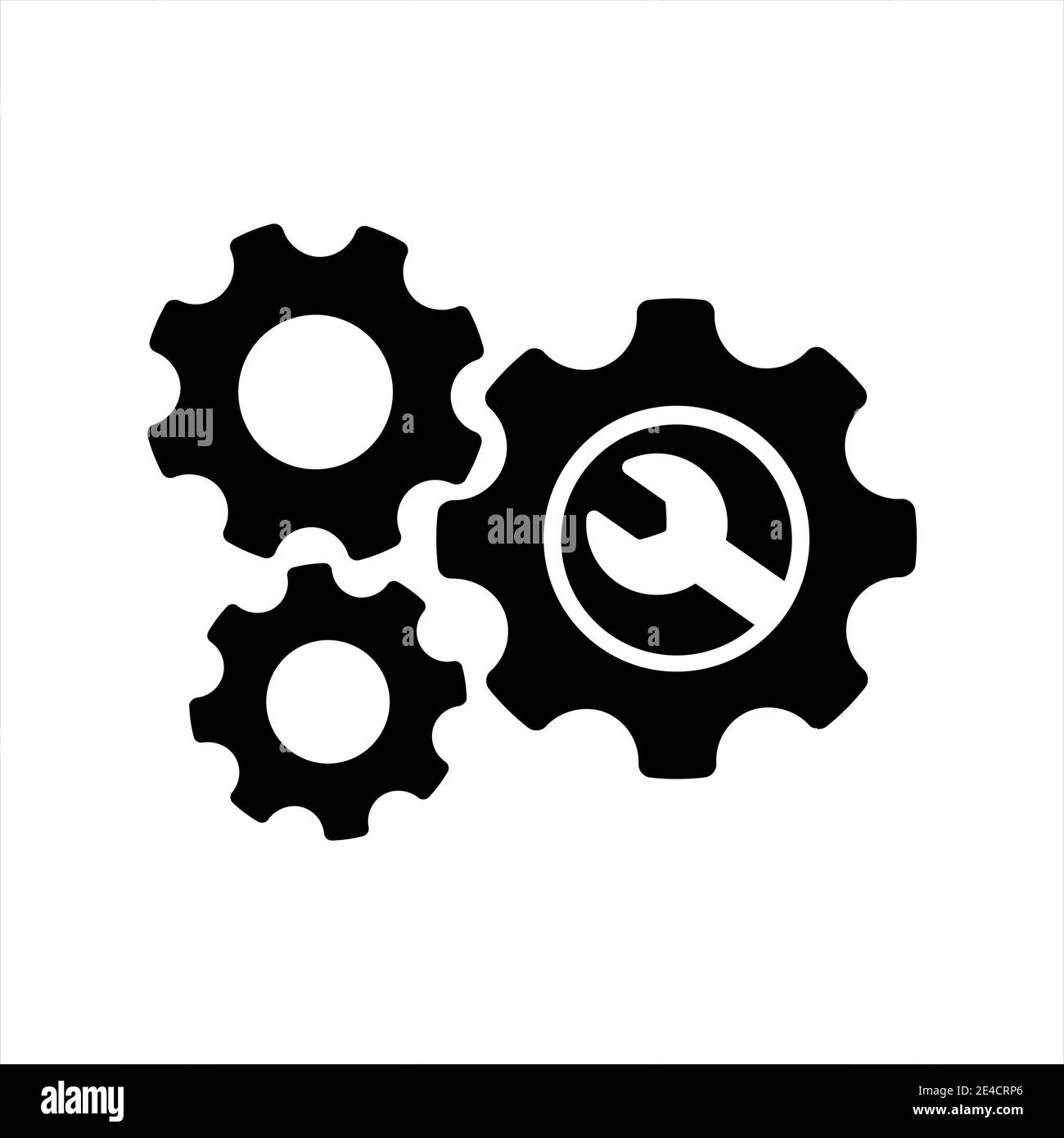 3 Gears Vector