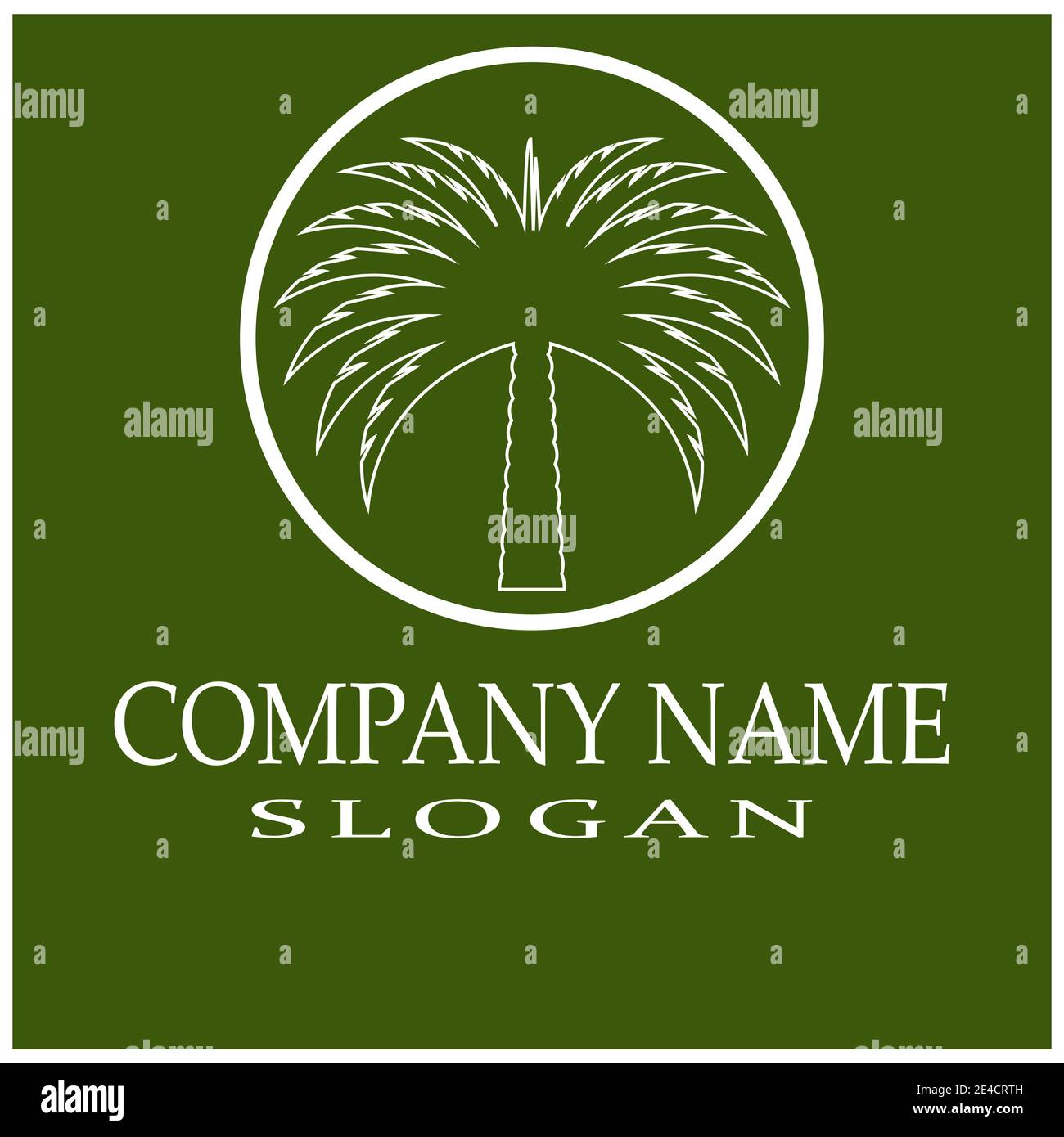 Dates tree Logo Template vector symbol nature Stock Vector Image & Art ...