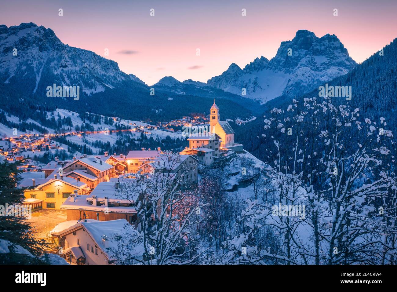 Beautiful village colle santa lucia hi-res stock photography and images ...