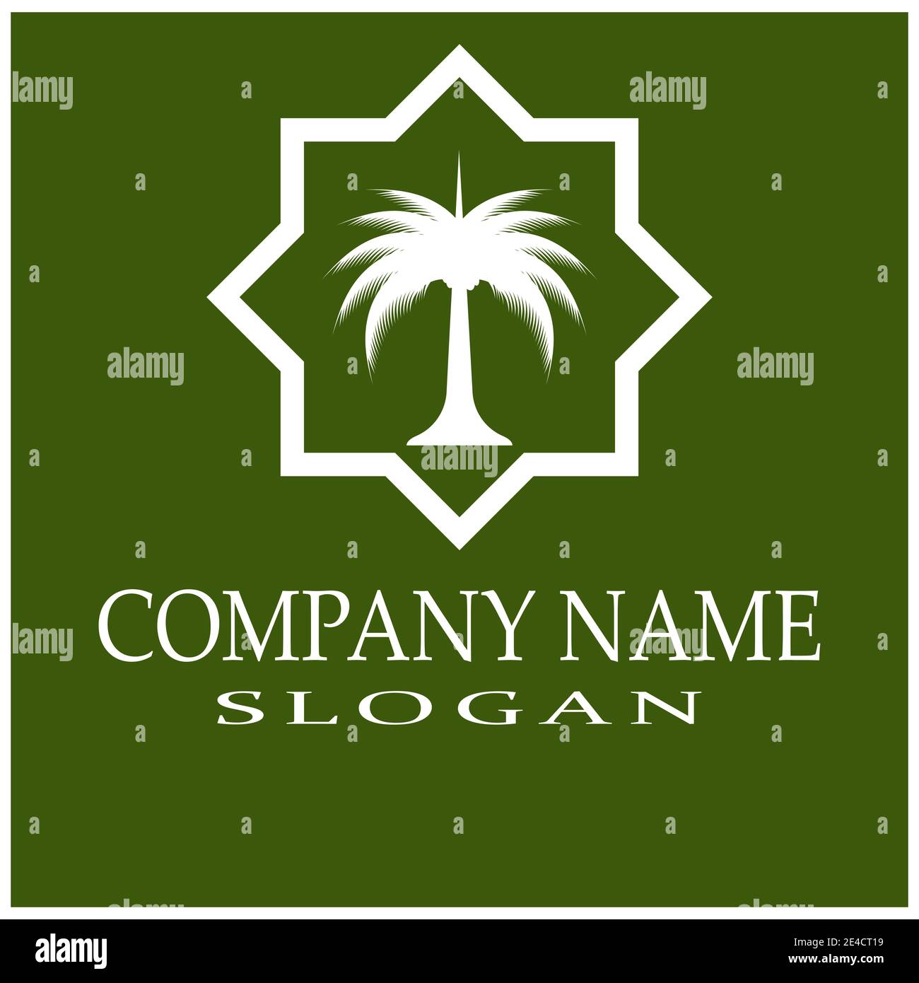 Dates tree Logo Template vector symbol nature Stock Vector Image & Art ...