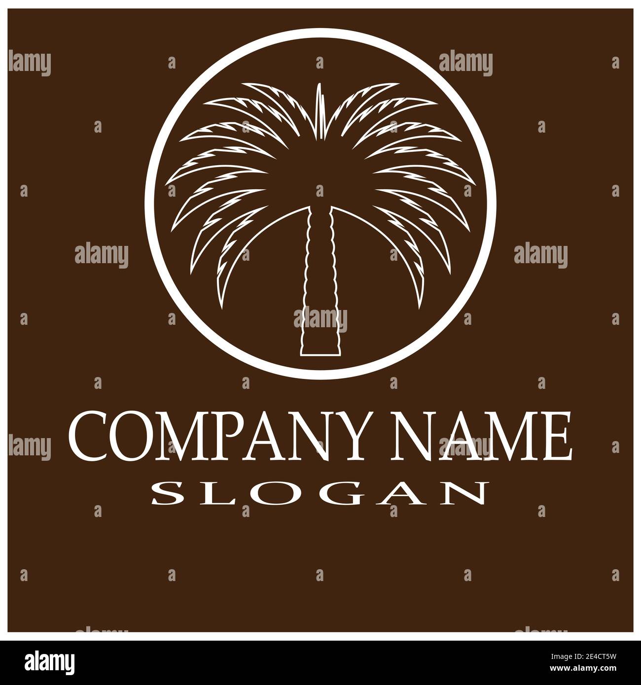 Dates tree Logo Template vector symbol nature Stock Vector Image & Art ...