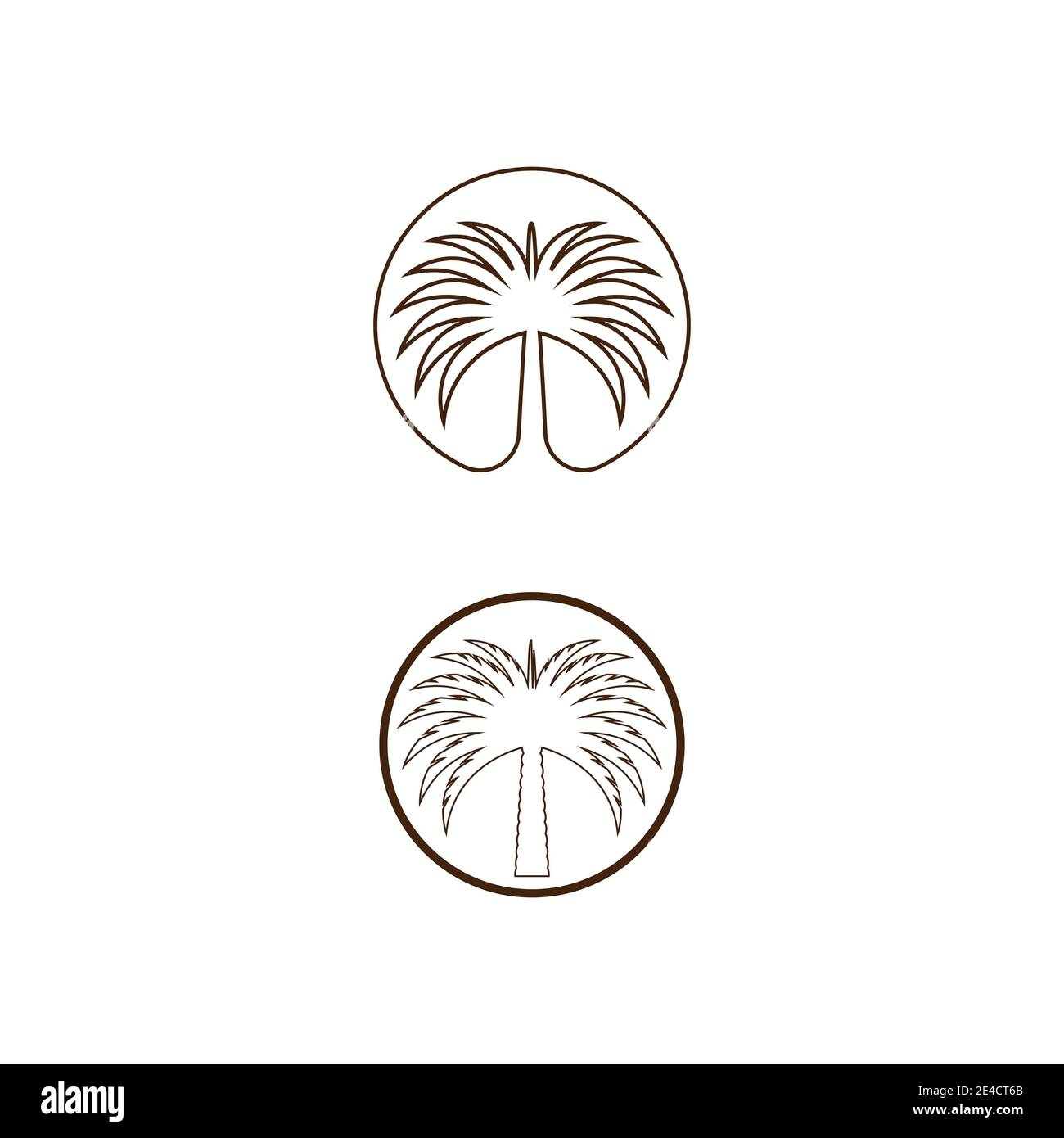 Dates tree Logo Template vector symbol nature Stock Vector Image & Art ...