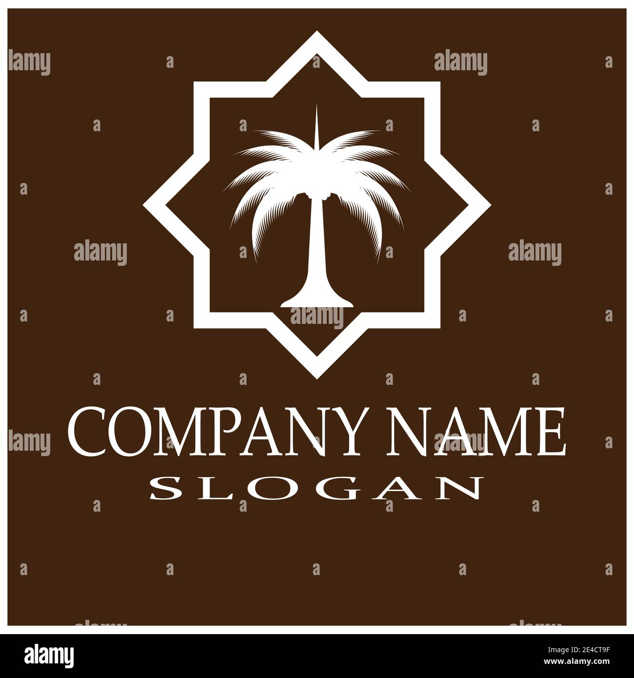 Dates tree Logo Template vector symbol nature Stock Vector Image & Art ...