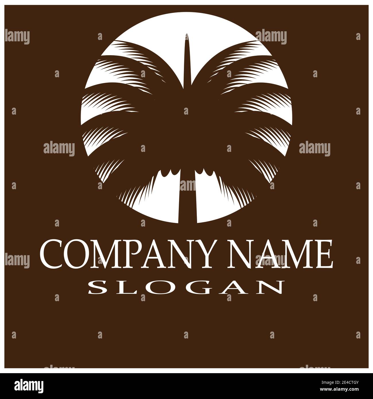 Dates tree Logo Template vector symbol nature Stock Vector Image & Art ...