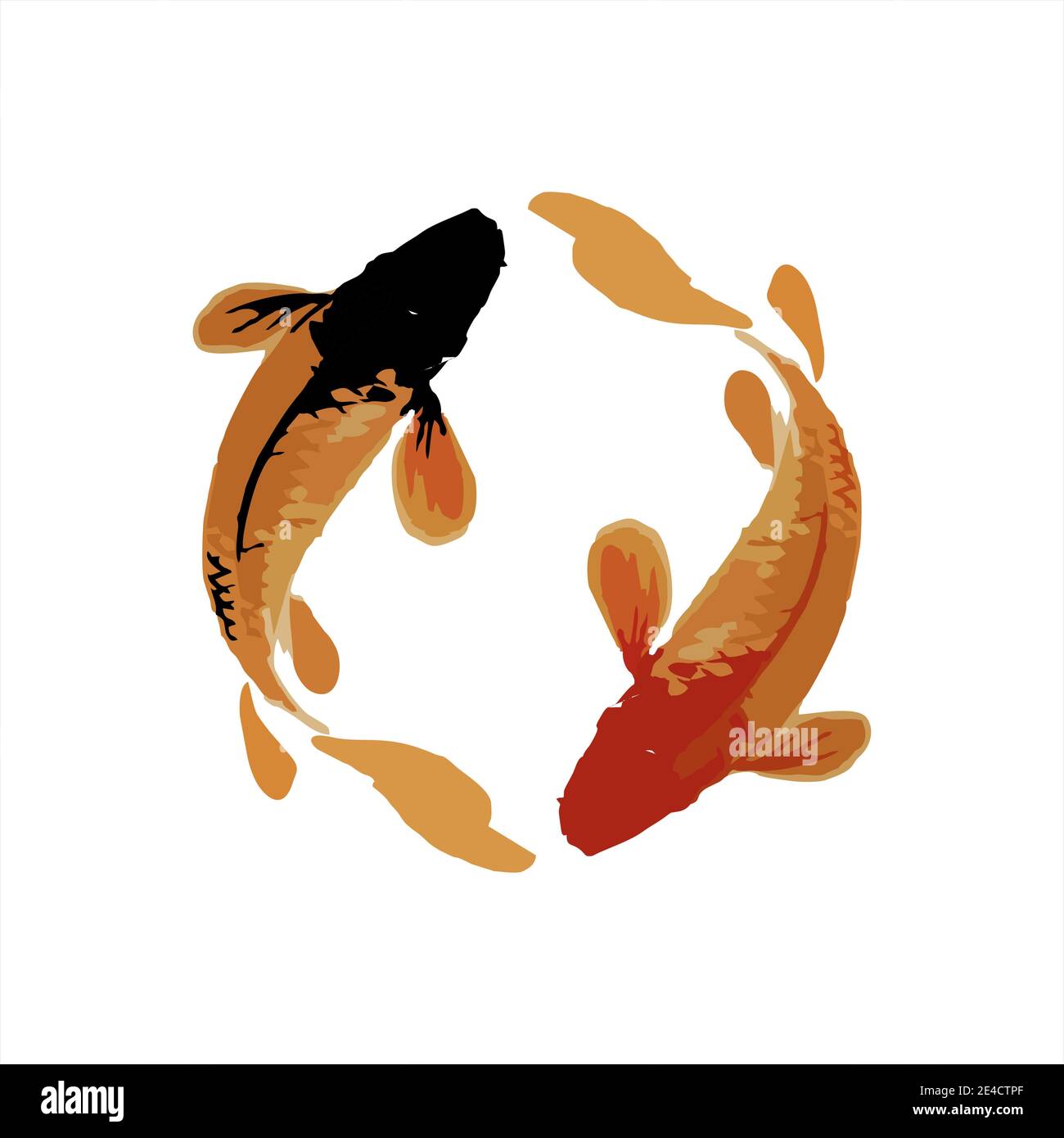 Koi carp fish prosperity Cut Out Stock Images & Pictures - Alamy