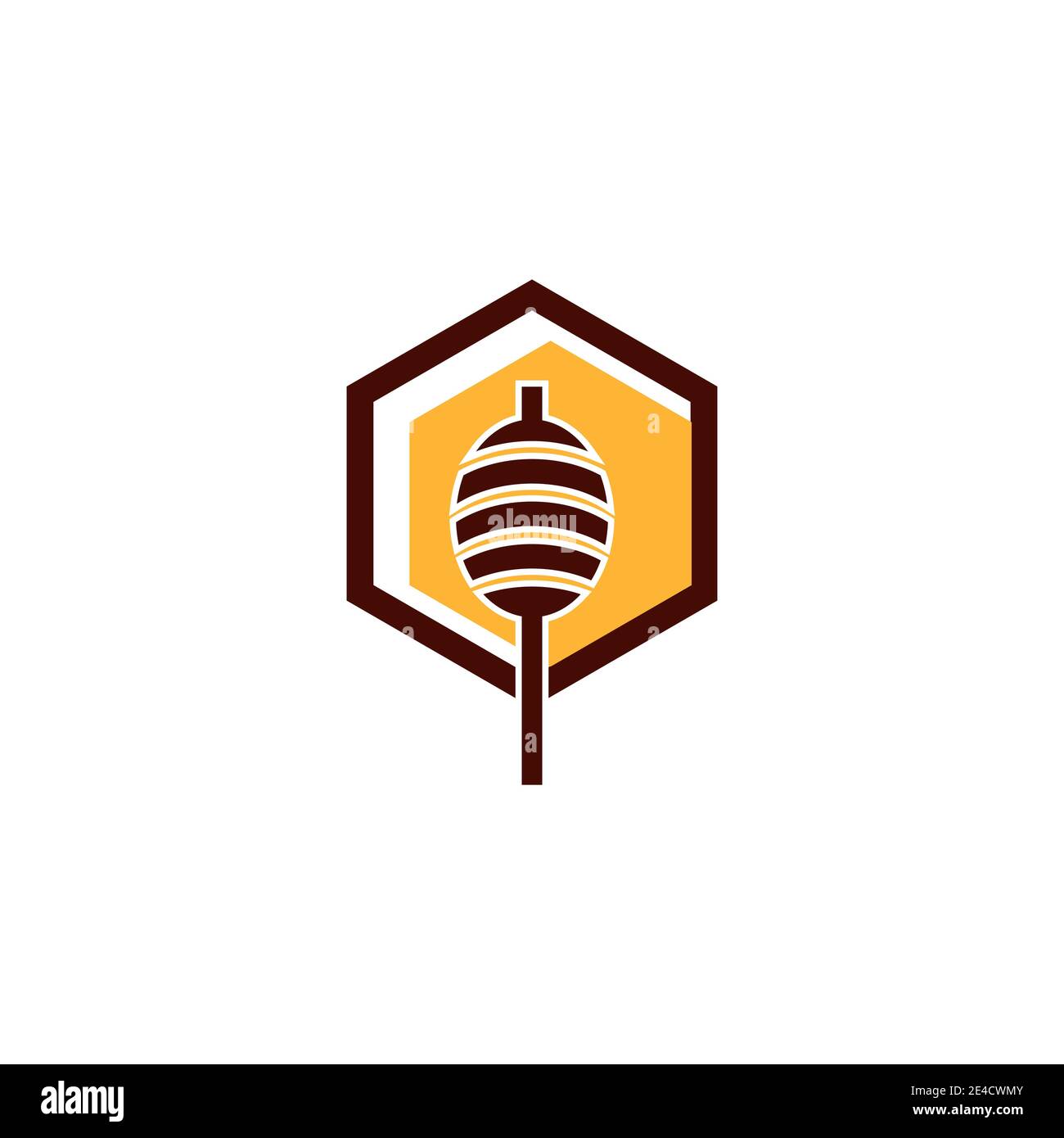 Honey Logo Template Design Vector Design Concept Symbol Stock Vector ...