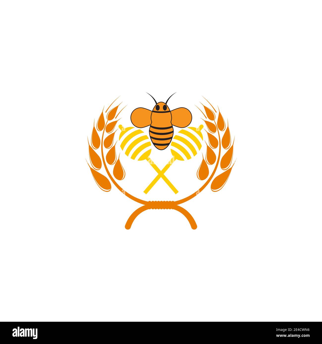 Honey Logo Template Design Vector Design Concept Symbol Stock Vector ...