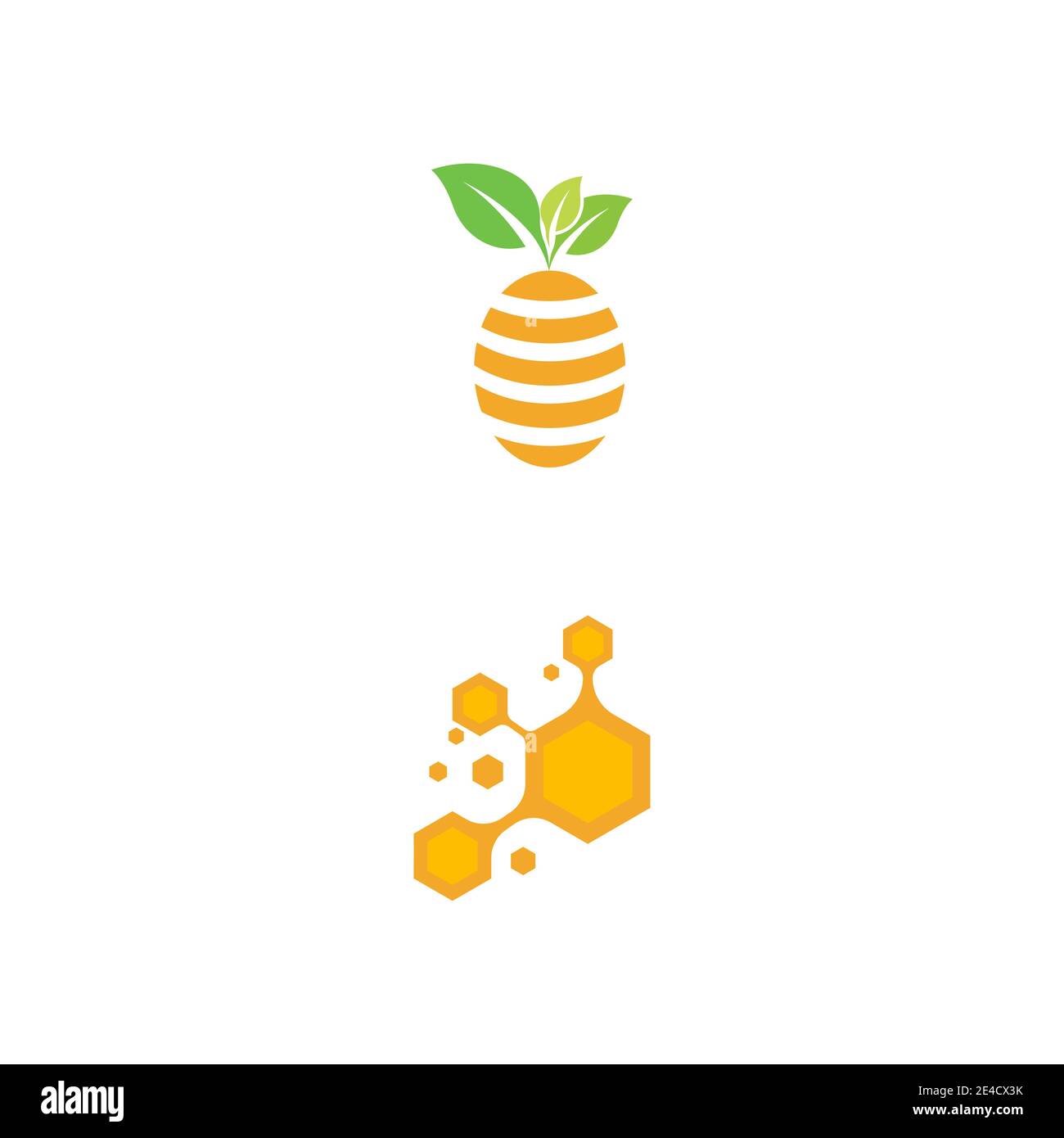 Honey Logo Template Design Vector Design Concept Symbol Stock Vector ...