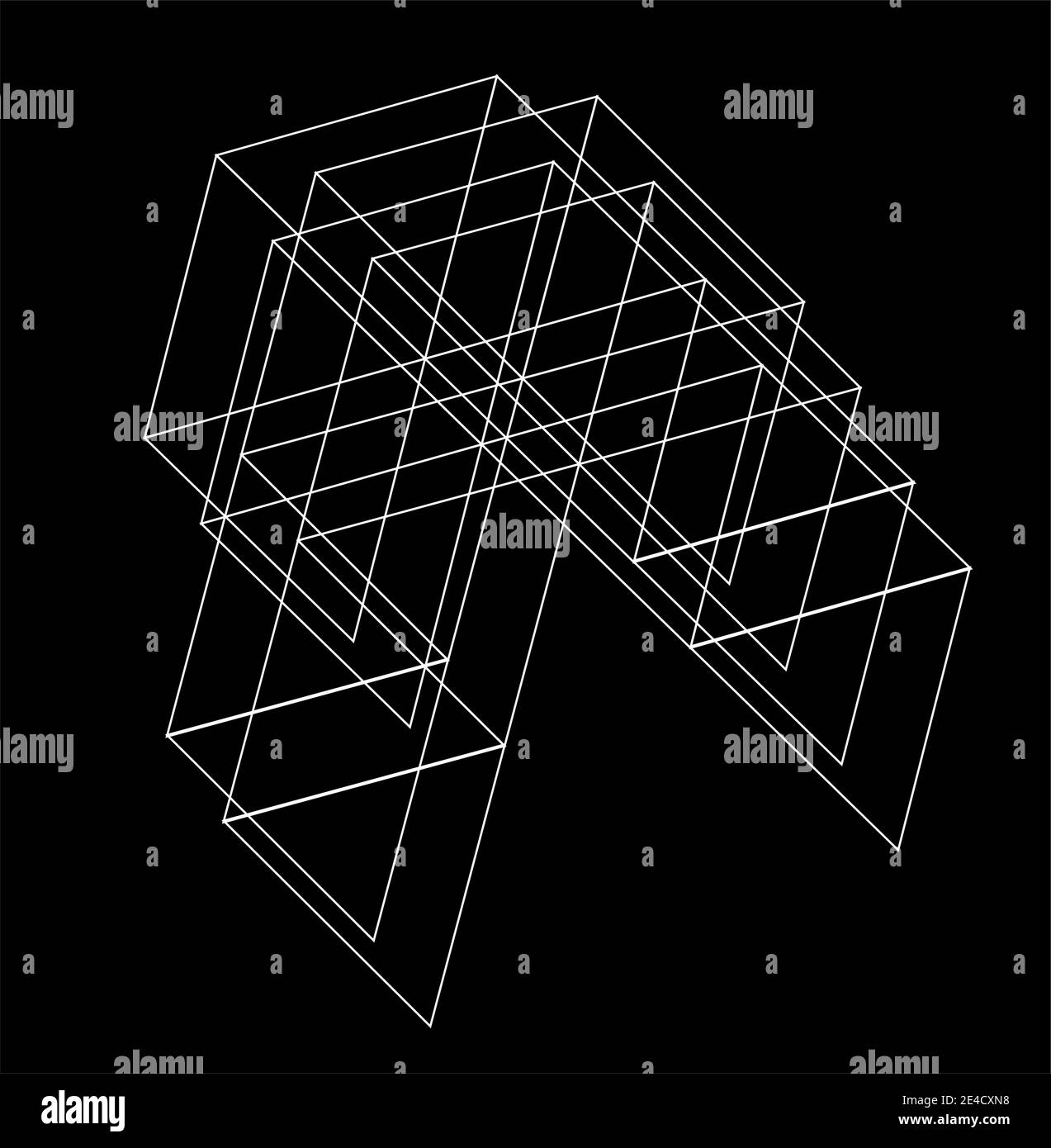 abstract triangle hexagonal digital connection network and ALCHEMY ...
